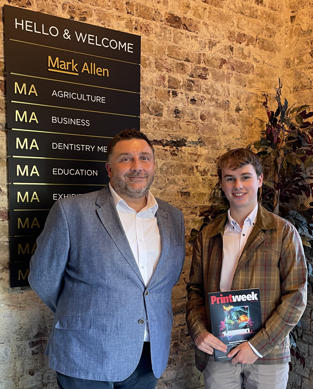 Shine prizewinners tell their story: Jacob's day at PrintWeek